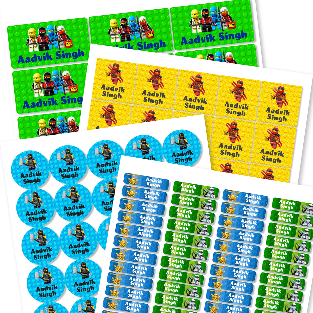 Waterproof Name Labels for Kids - Lego Legends / Label Shabel – Labelshabel