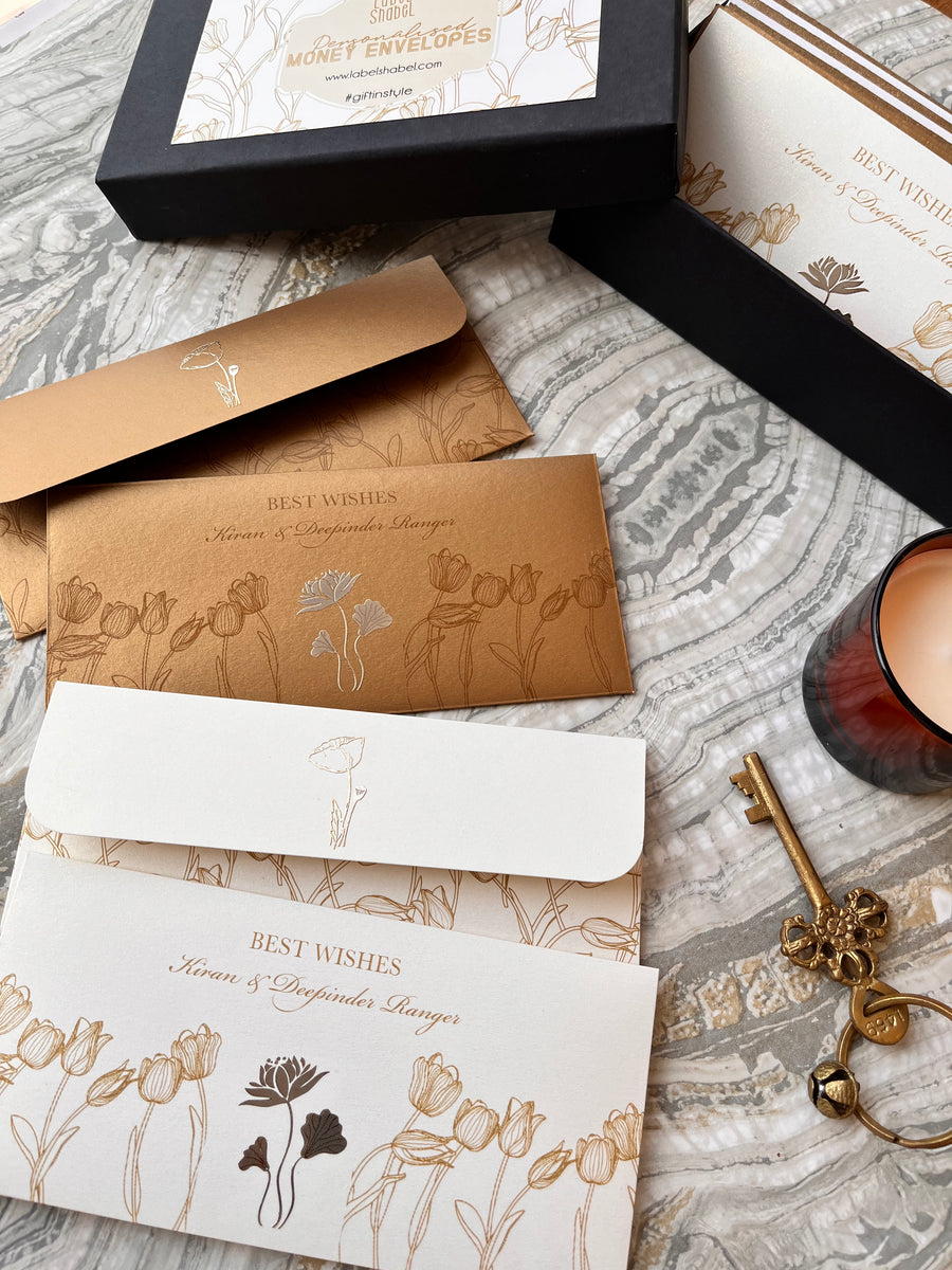 Gift Envelopes Luxe Collection - Poppy / Label Shabel – Labelshabel
