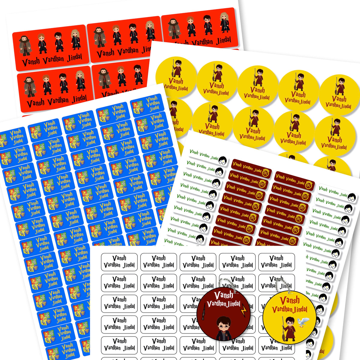 Waterproof Name Labels for Kids - Harry Potter/ Label Shabel – Labelshabel