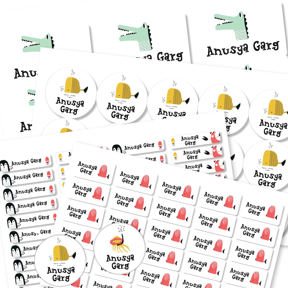 Waterproof Name Labels for Kids -Water Pals / Label Shabel – Labelshabel