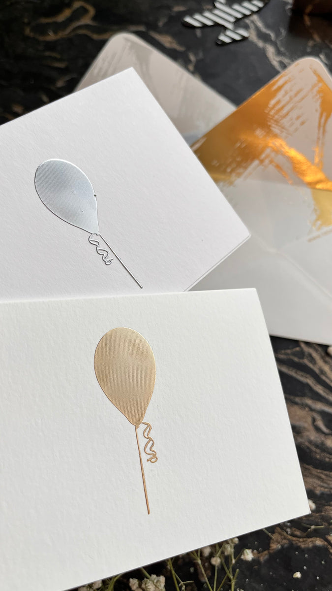 Balloon - Personalised Fold Card – Labelshabel