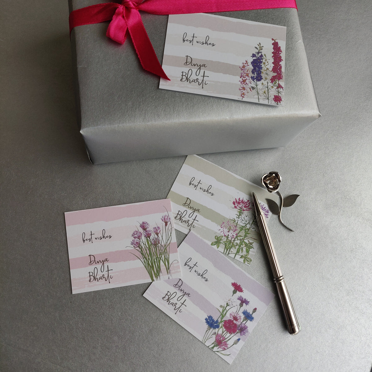 Personalised Gift Cards - Gardenia/ Label Shabel – Labelshabel