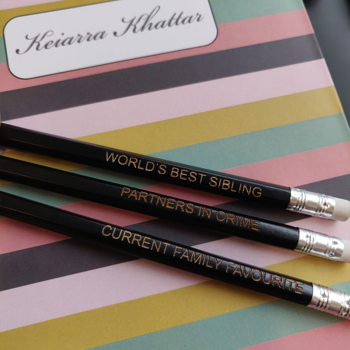 Sibling Love - Engraved Pencils / Label Shabel – Labelshabel