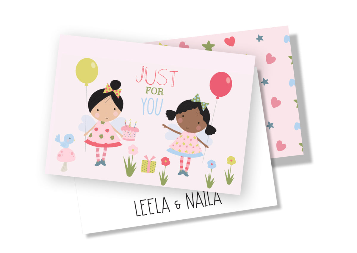 Personalised Folded Card - Fairly Cute – Labelshabel